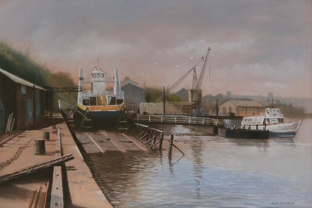 Harrison’s Slipway - Edwin Blackburn - Marine Artist - Edwin Blackburn ...